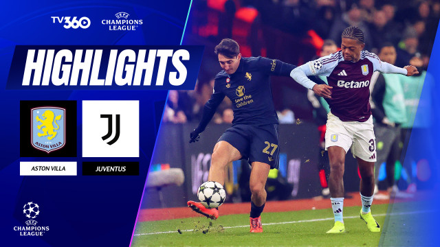 Highlights | Aston Villa - Juventus | 28/11 | đội khách hú vía phút bù giờ | UEFA Champions League