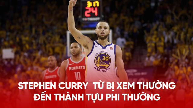 Stephen Curry từ bị xem thường đến thành tựu phi thường