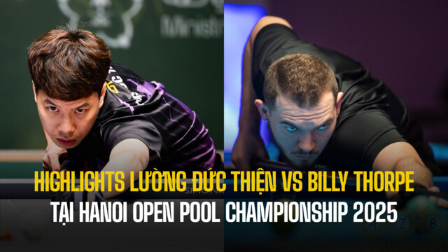 Highlights trận Lường Đức Thiện vs Billy Thorpe - Hanoi Open Pool ...
